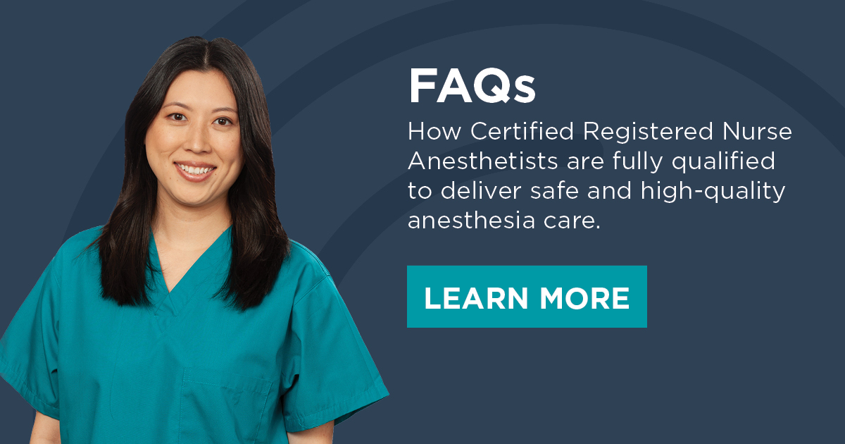 FAQs | Anesthesia Facts - About Certifed Registered Nurse Anesthetists